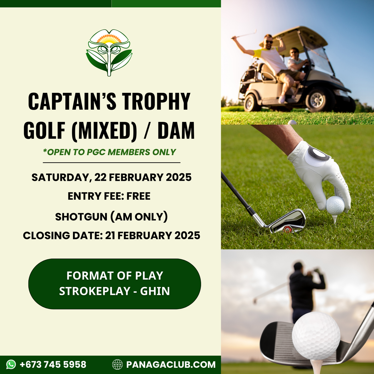 Captain's Trophy Golf (Mixed) / DAM – Panaga Club
