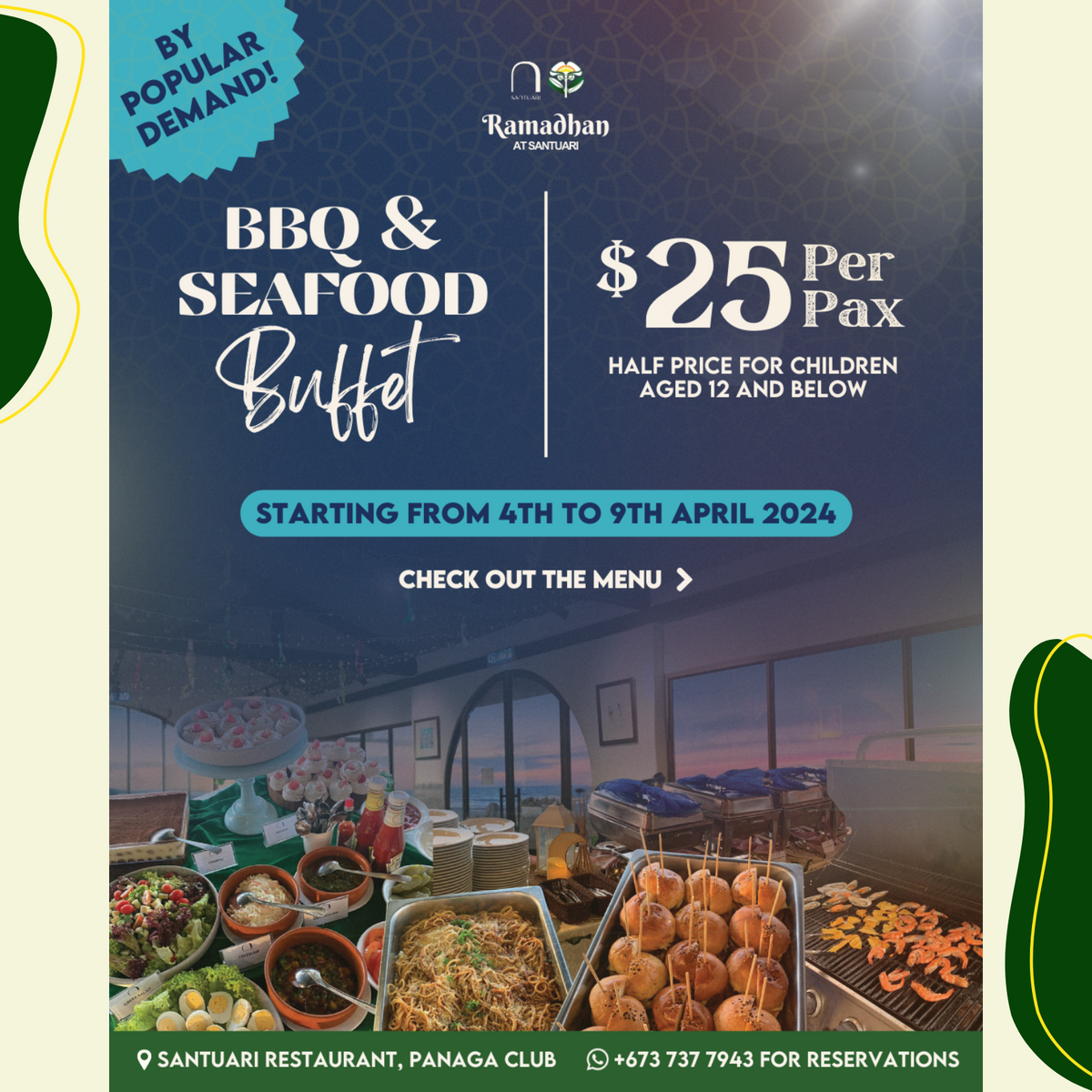 BBQ & Seafood Buffet – Panaga Club
