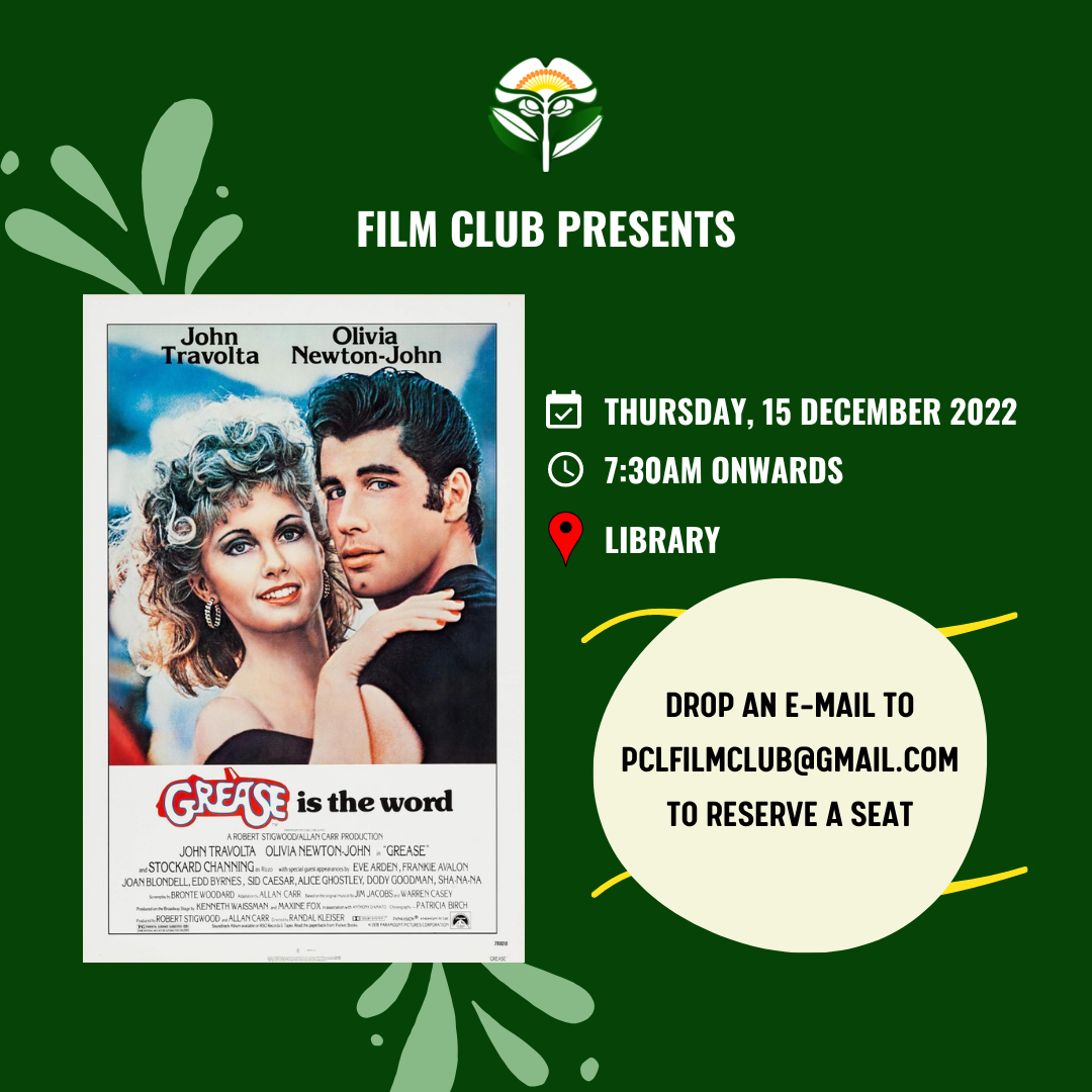 Film Club - Grease – Panaga Club