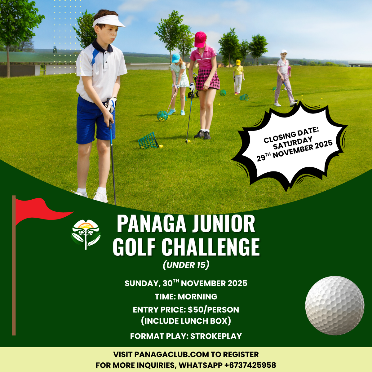 Panaga Junior Golf Challenge – Panaga Club