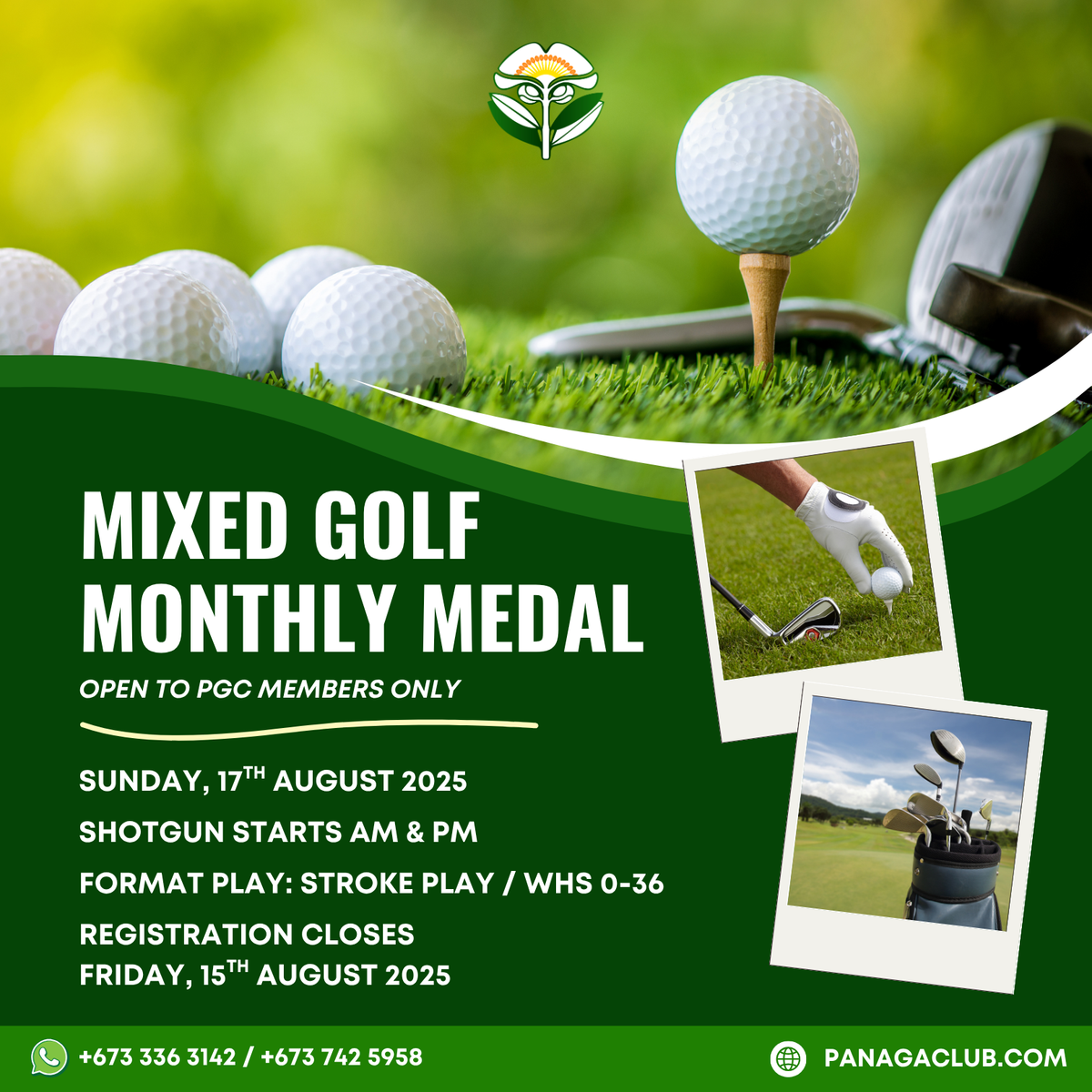 Mixed Golf Monthly Medal – Panaga Club