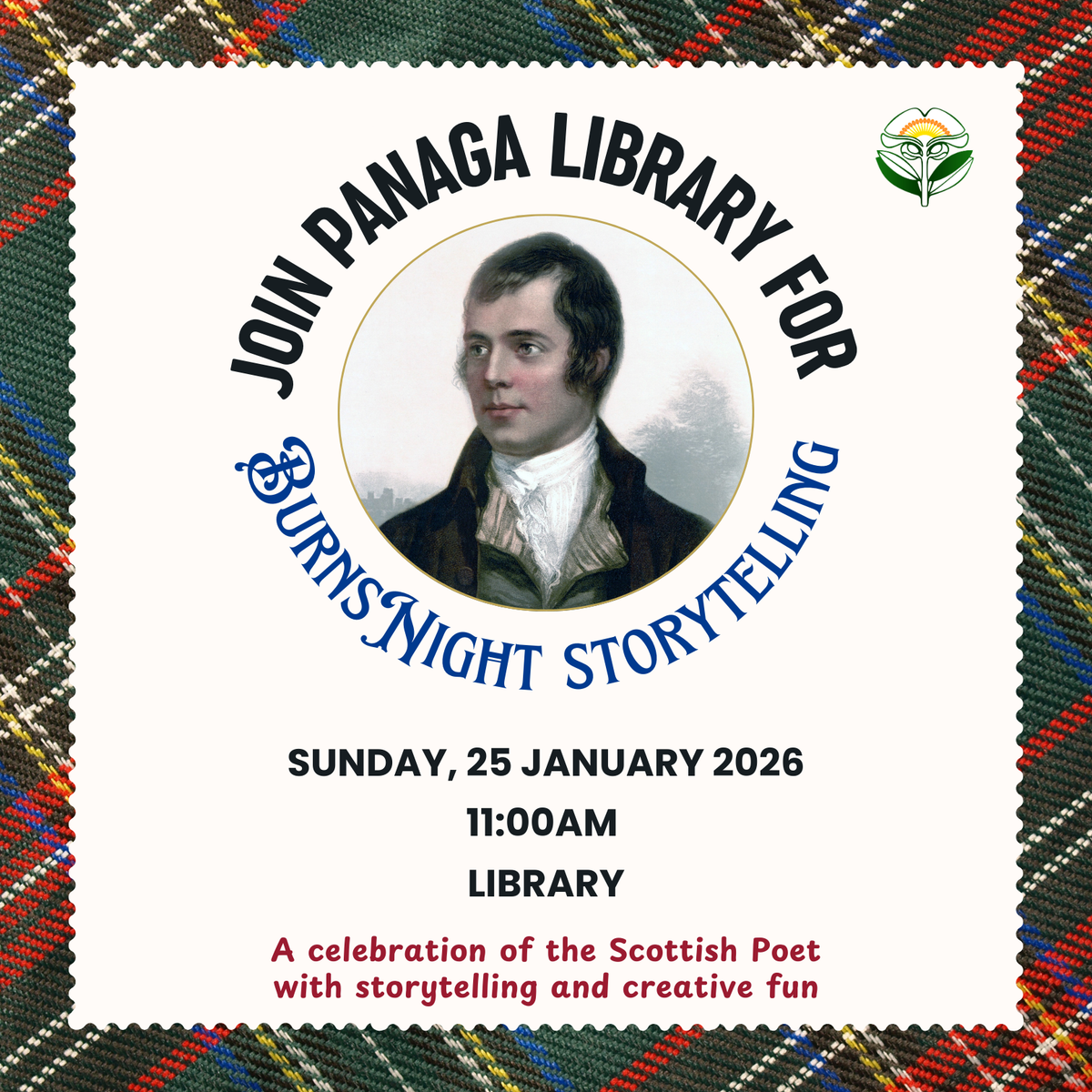 Burns Night at Panaga Library! – Panaga Club