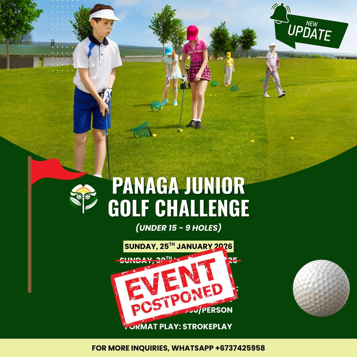 Panaga Junior Golf Challenge (POSTPONED) – Panaga Club