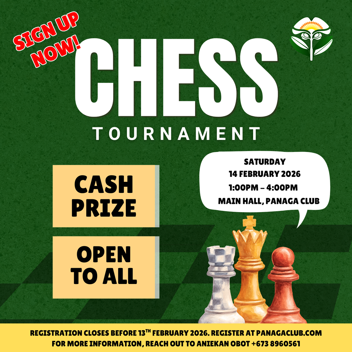 Chess Tournament – Panaga Club