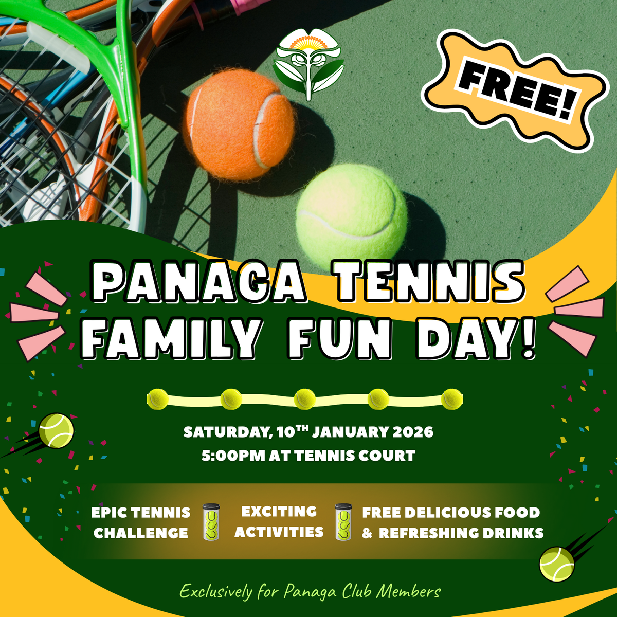 Panaga Tennis Family Fun Day – Panaga Club