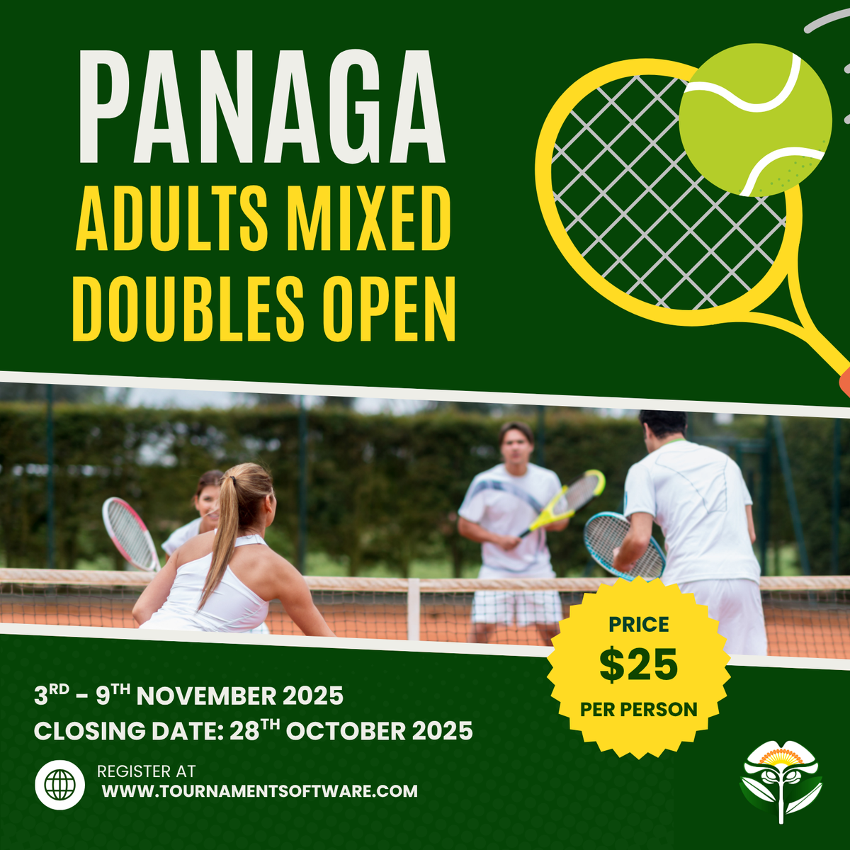 Panaga Adults Mixed Doubles Open – Panaga Club