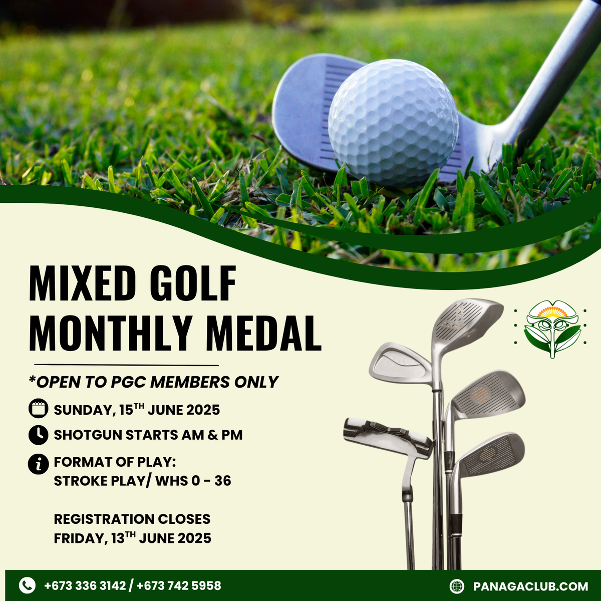Mixed Golf Monthly Medal – Panaga Club
