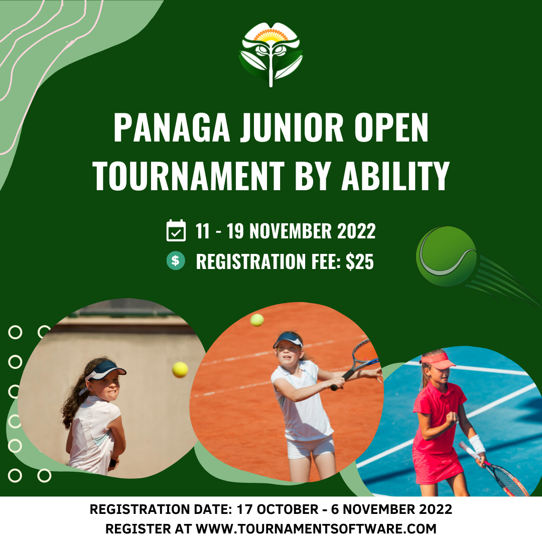 Panaga Junior Open Tournament by Ability – Panaga Club