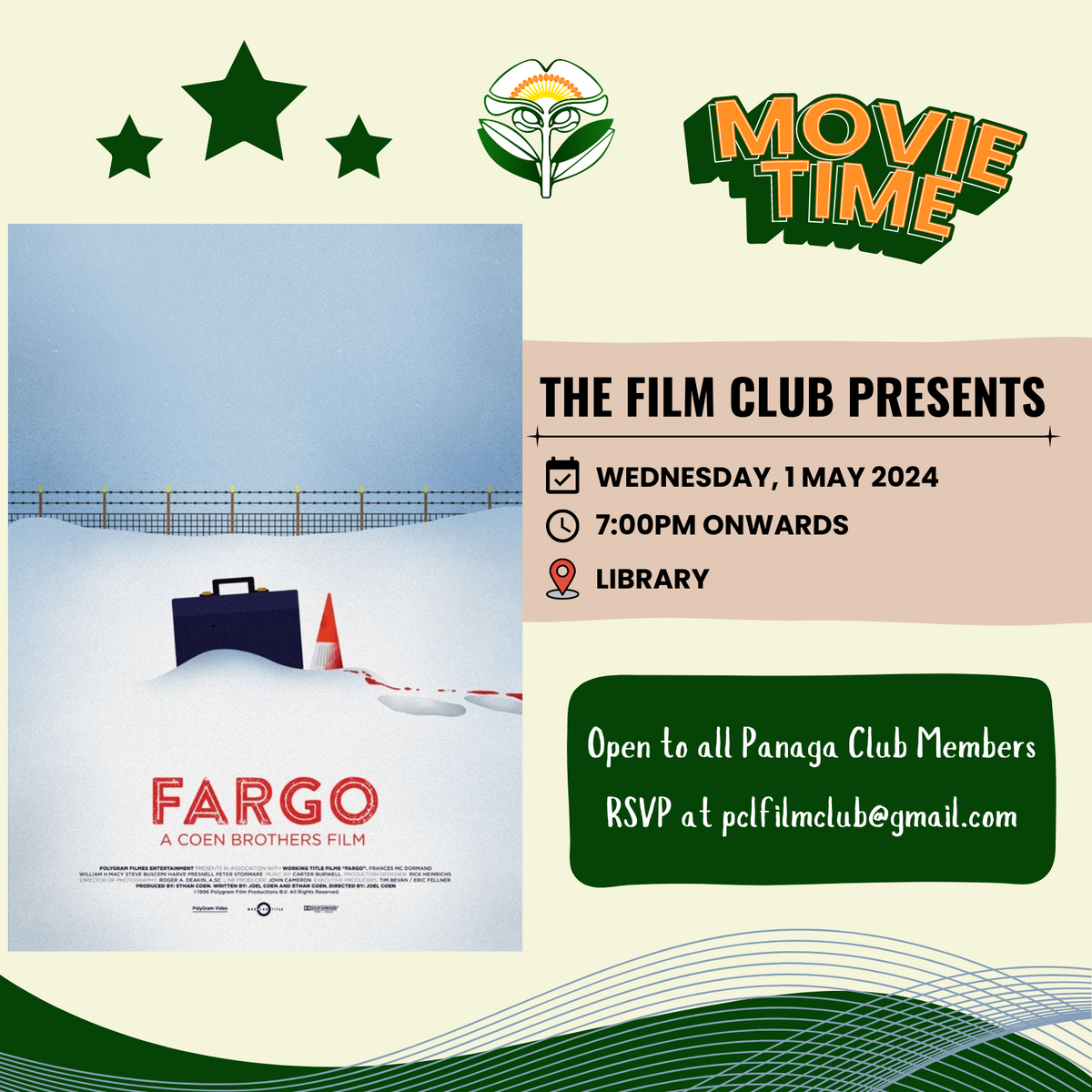 The Film Club: Fargo – Panaga Club