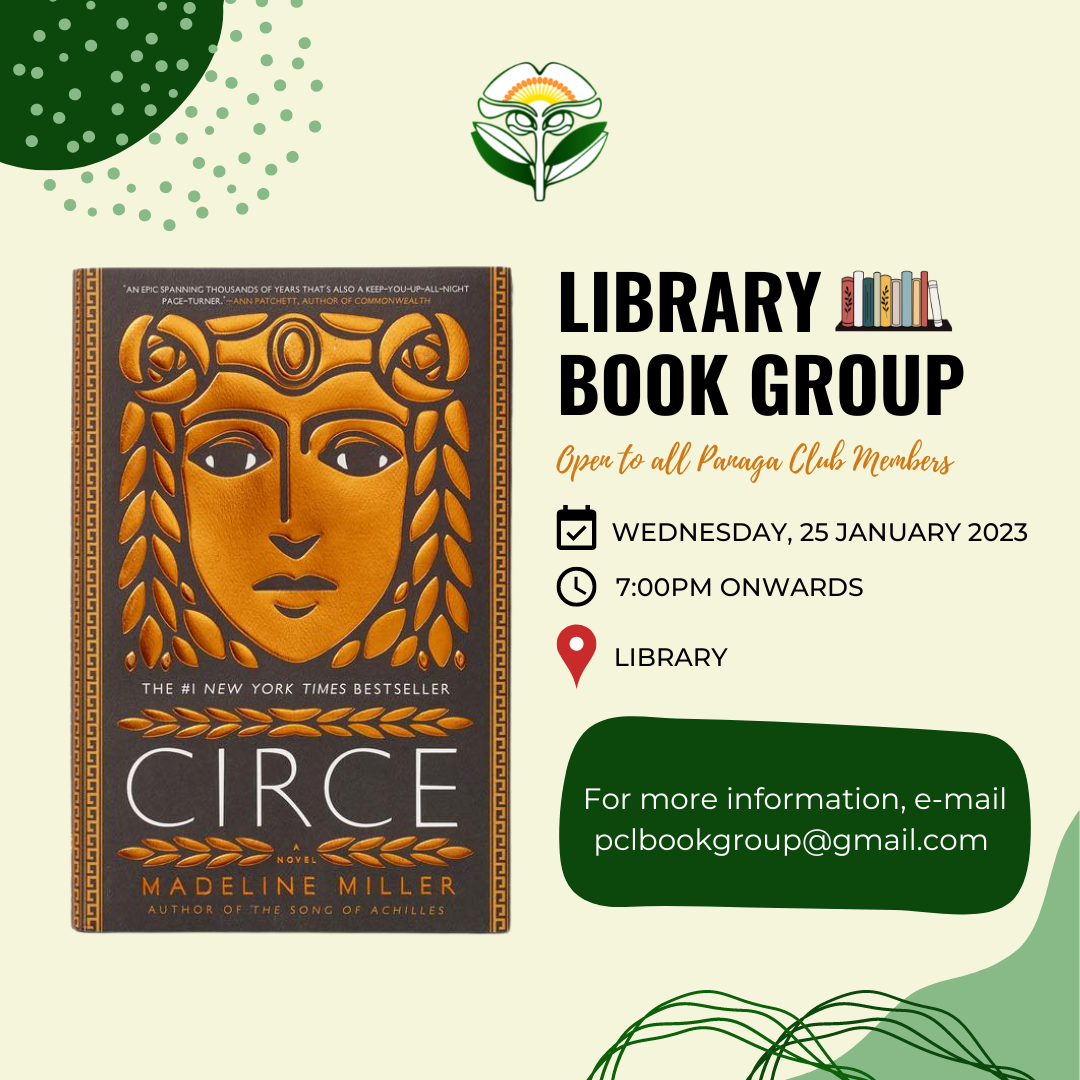 Library Book Group - Circe by Madeline Miller – Panaga Club