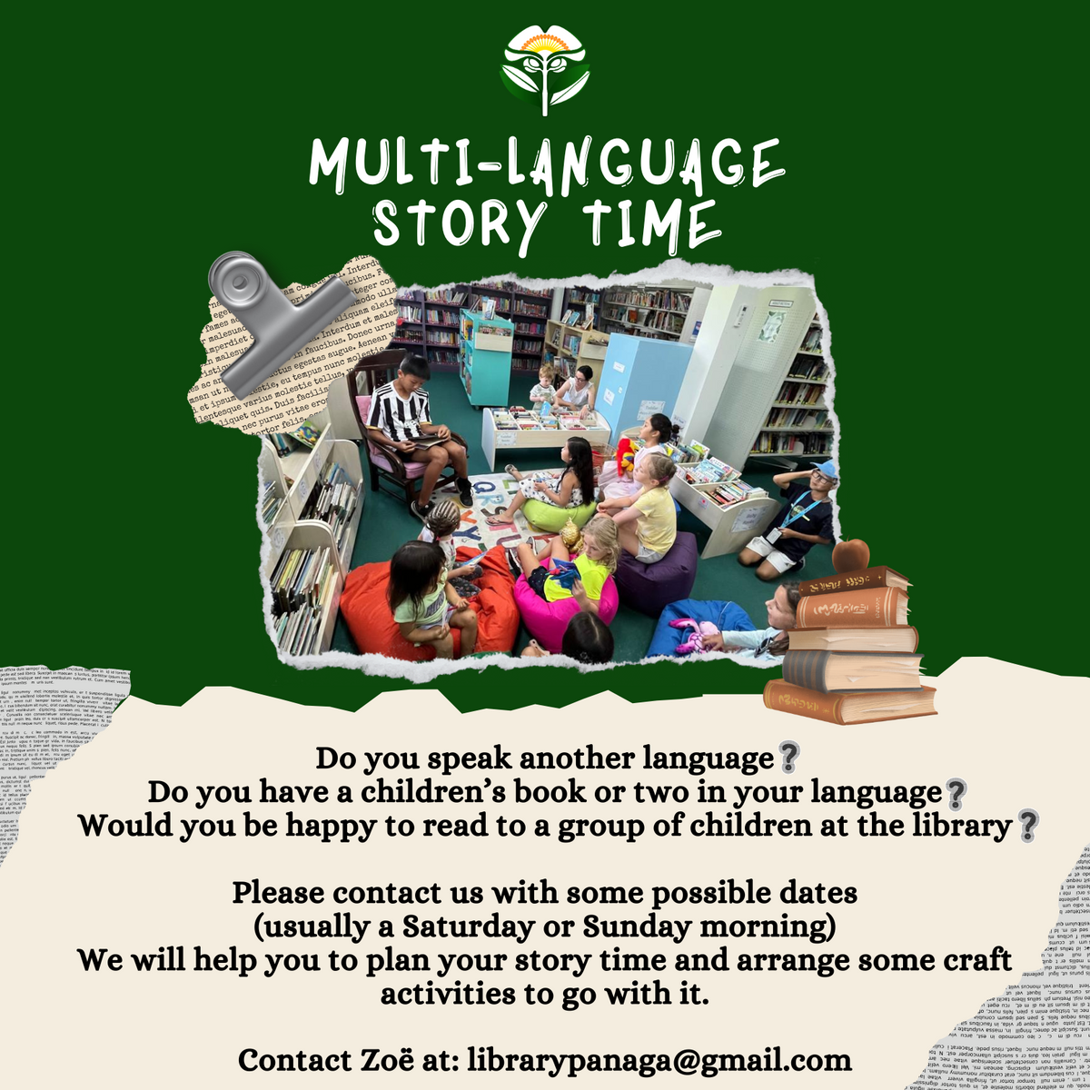 Multi-language Story Time – Panaga Club