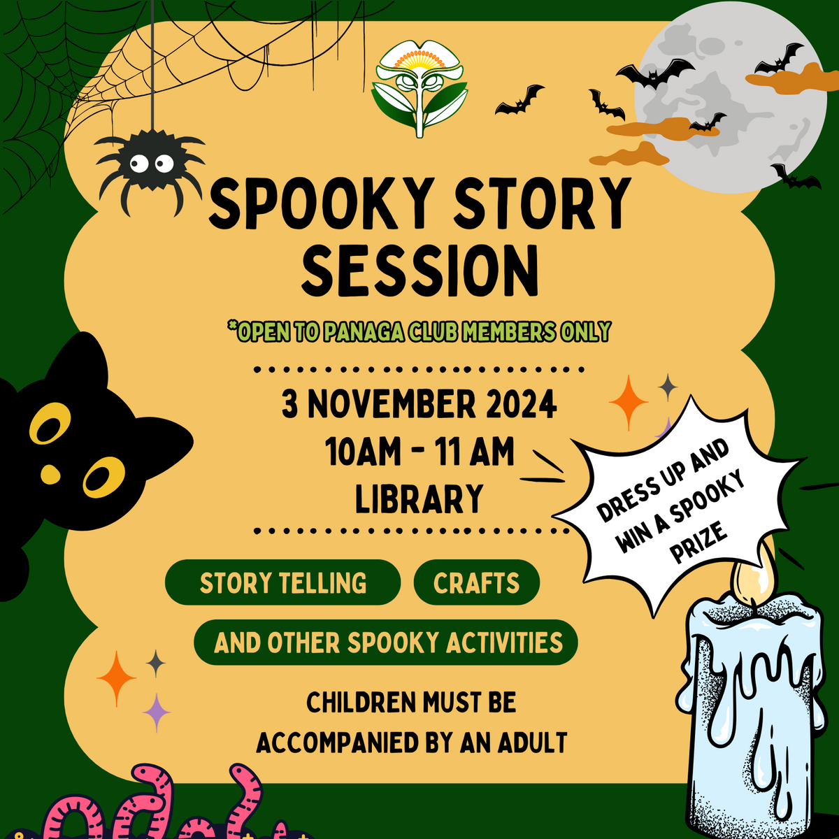 Spooky Story Session – Panaga Club