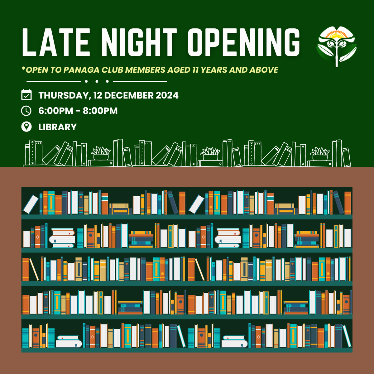 December Late Night Opening – Panaga Club
