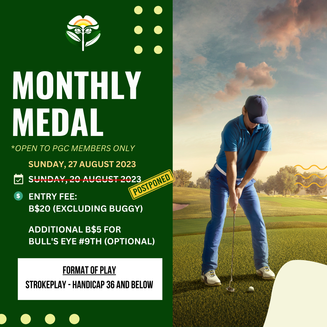 Monthly Medal – Panaga Club