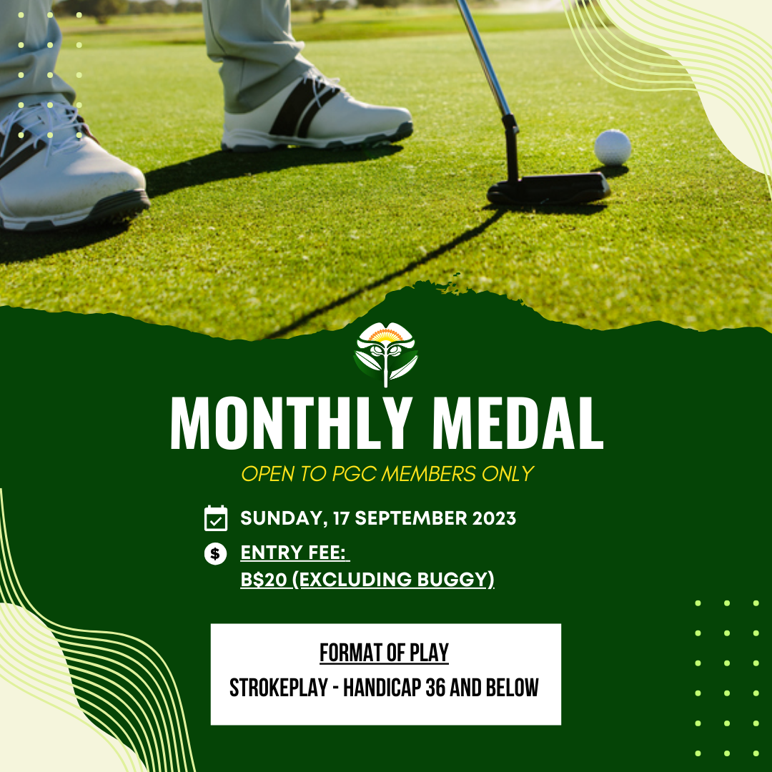 Monthly Medal – Panaga Club
