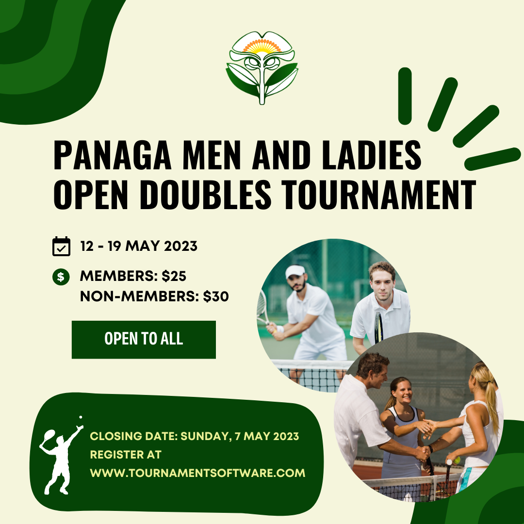 Panaga Men And Ladies Open Doubles Tournament – Panaga Club