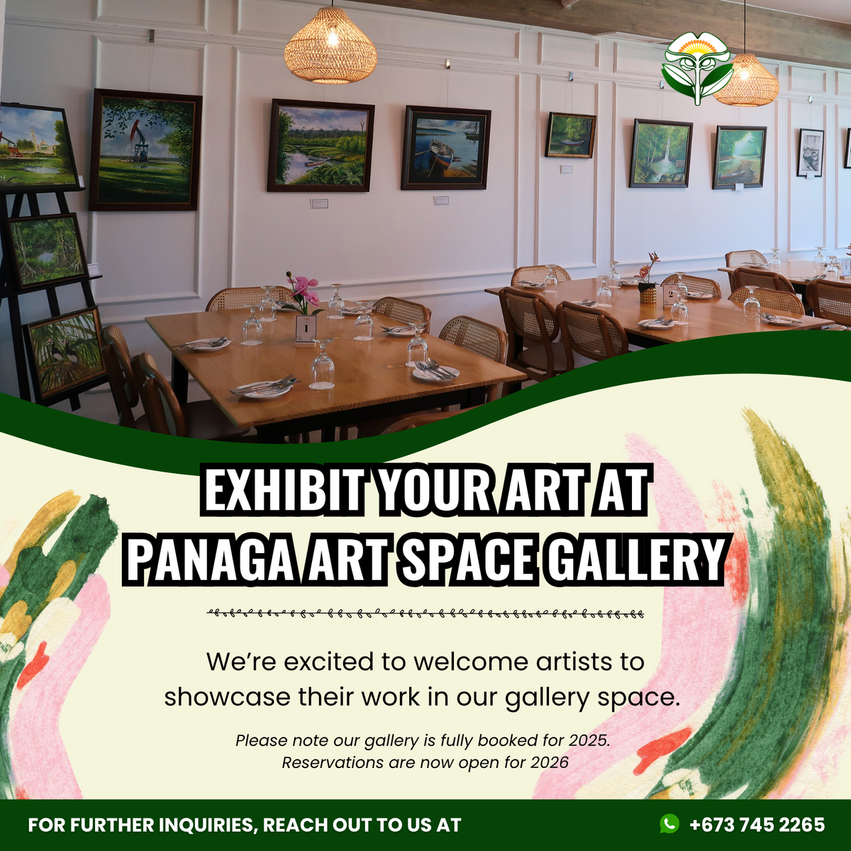 Exhibit Your Art at Panaga Art Space Gallery – July Artist: Pg Hj Md R ...