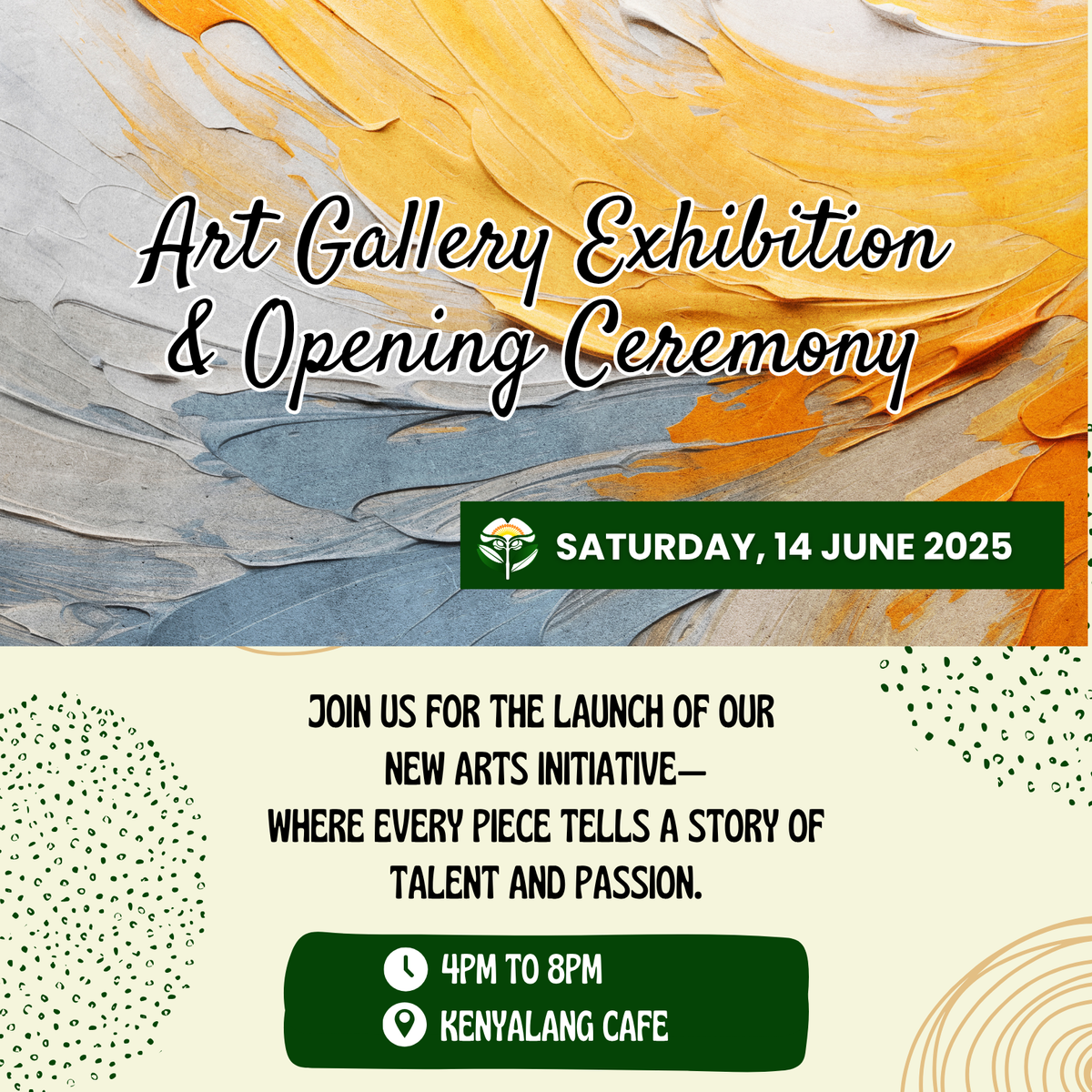 Art Gallery Exhibition and Opening Ceremony – Panaga Club