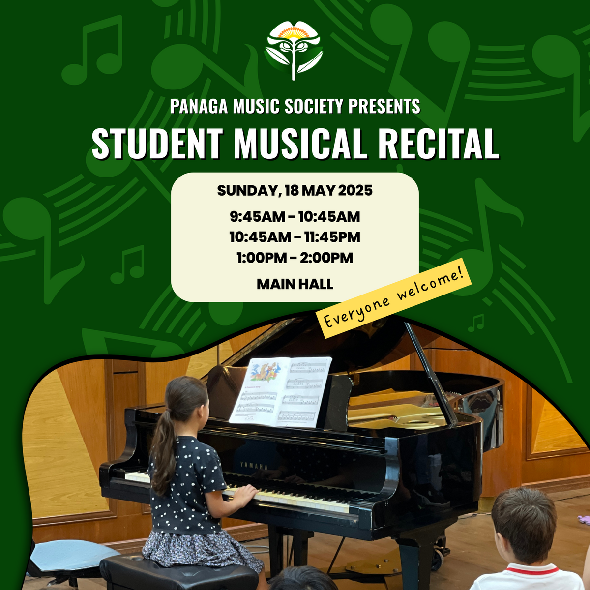 Student Musical Recital – Panaga Club