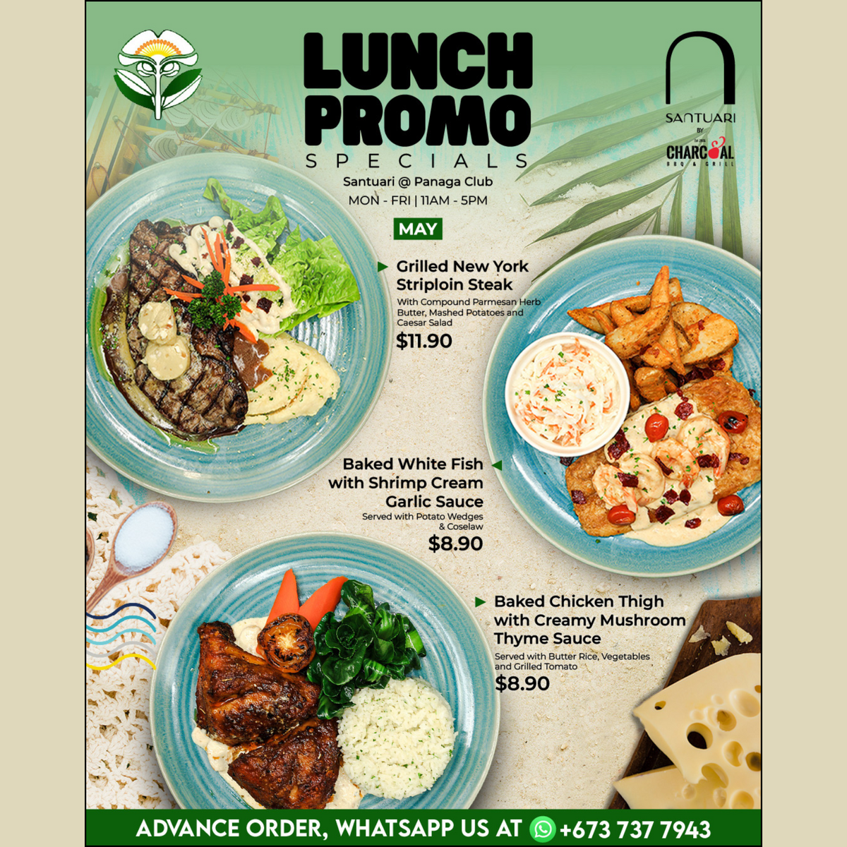 Santuari by Charcoal Lunch Promotion – Panaga Club