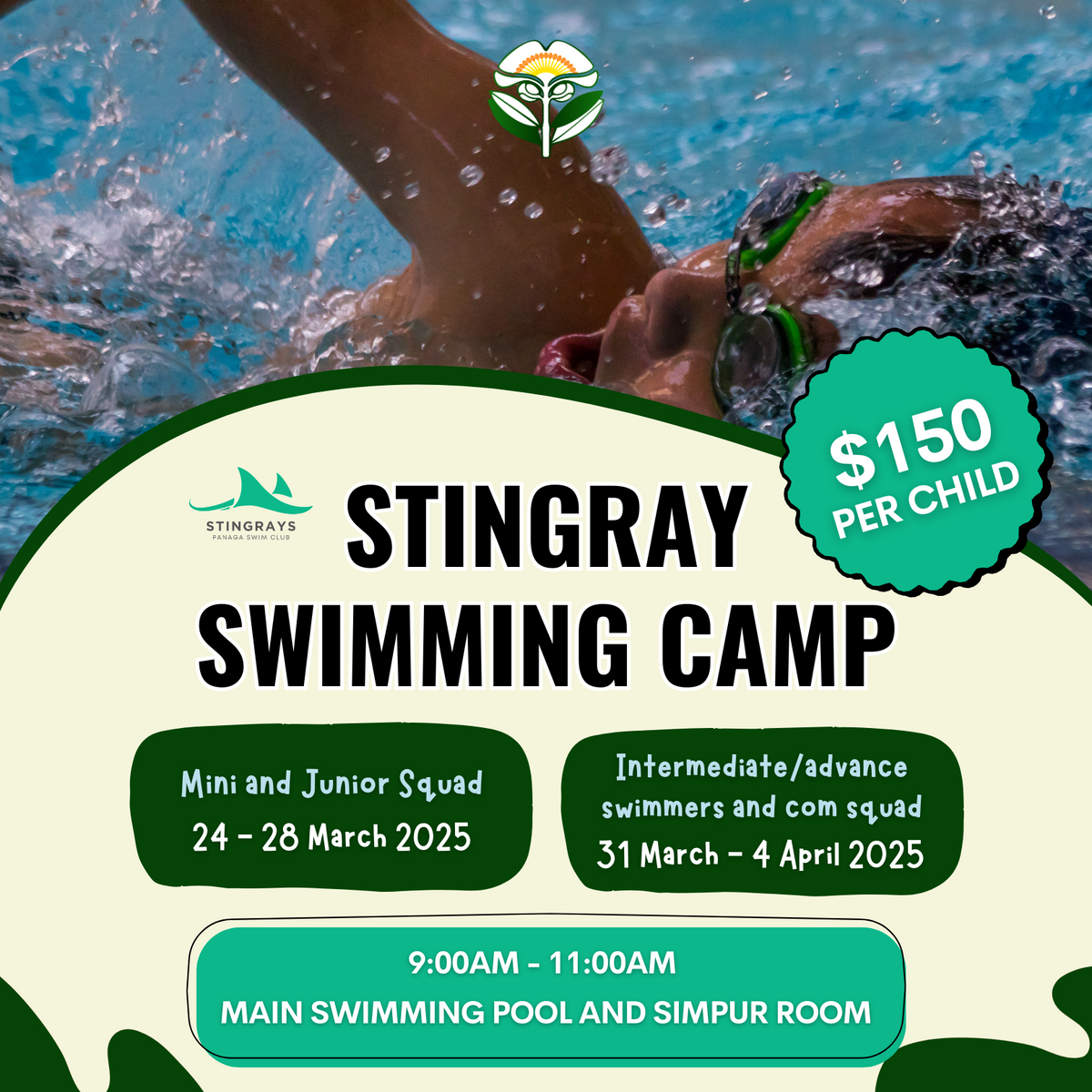 Stingray Swimming Camp – Panaga Club