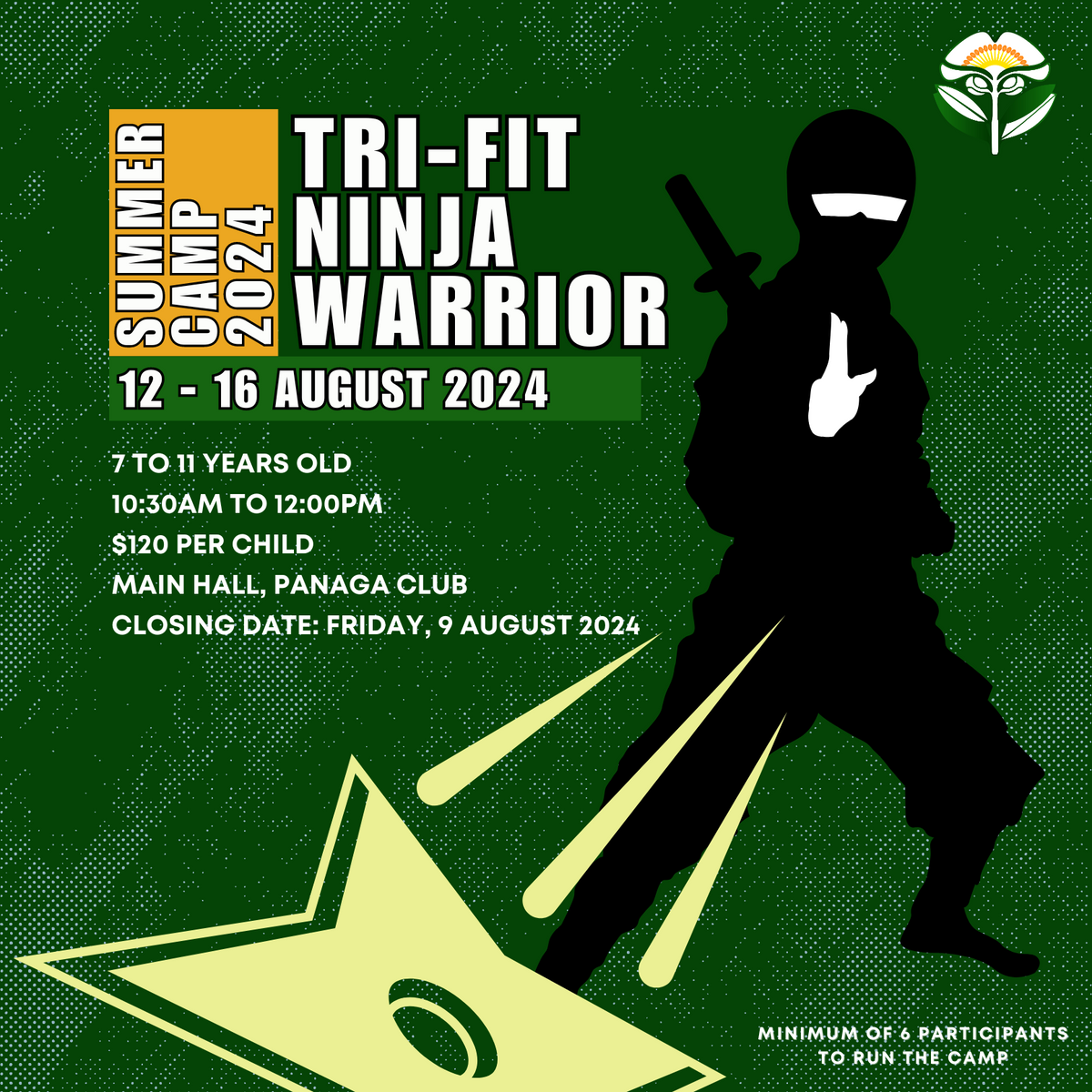 Summer Camp: Tri-fit Ninja Warrior – Panaga Club