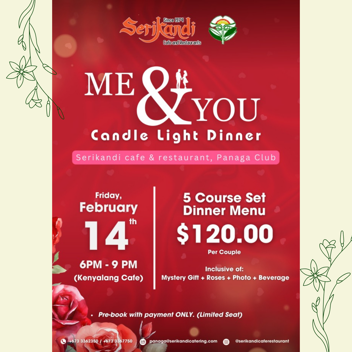 Me & You Candlelight Dinner – Panaga Club