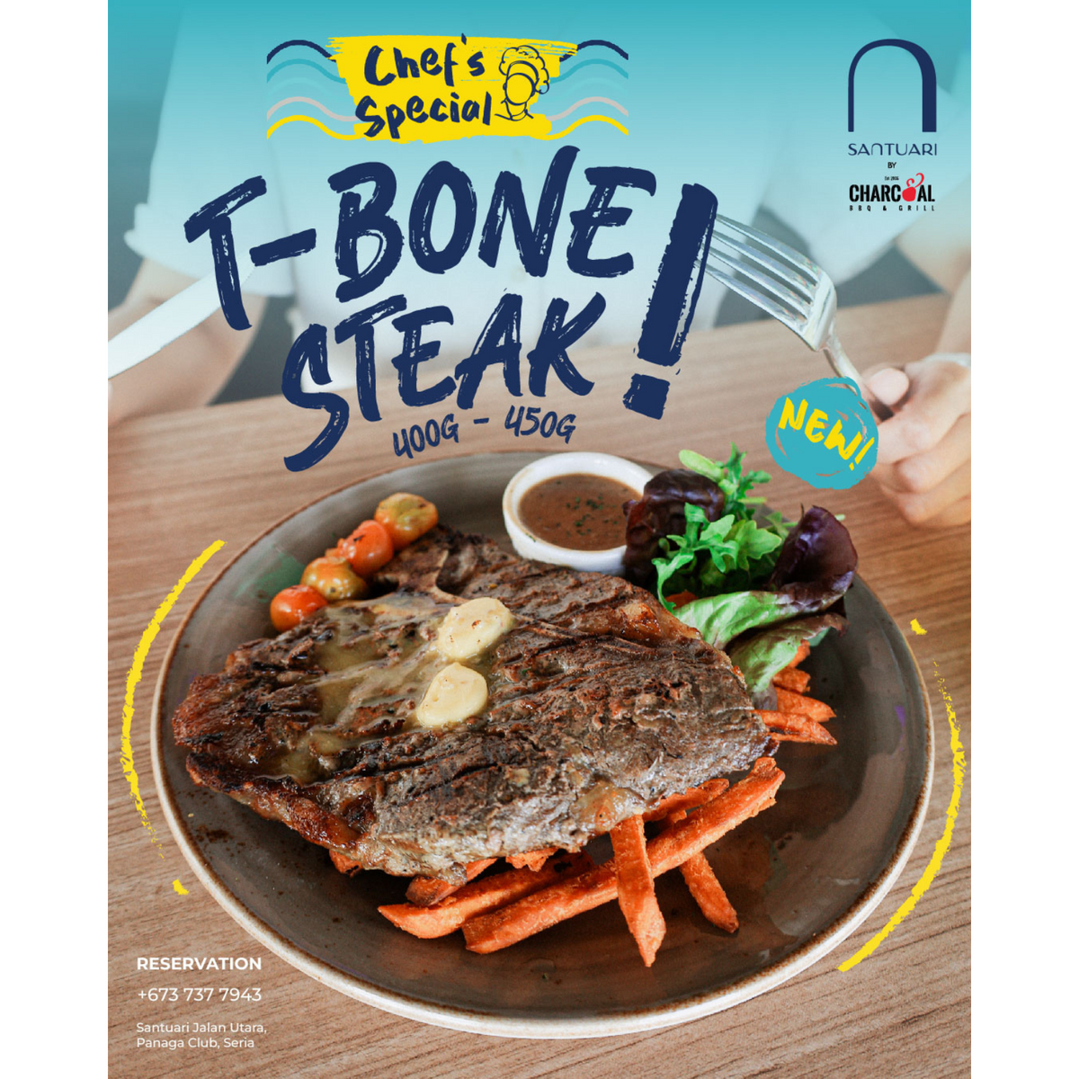 T-Bone Steak by Santuari – Panaga Club