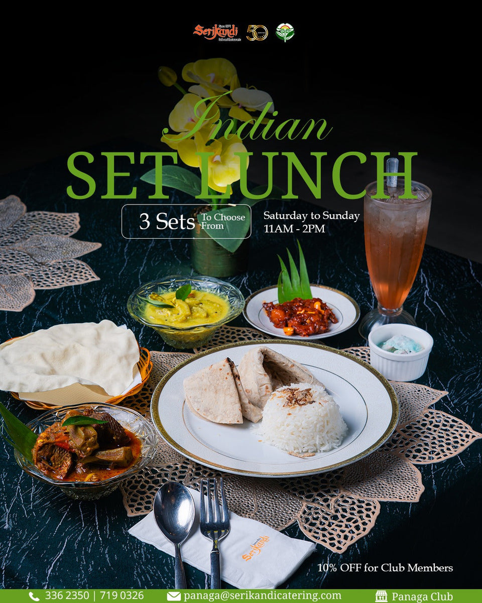 Indian Set Lunch – Panaga Club