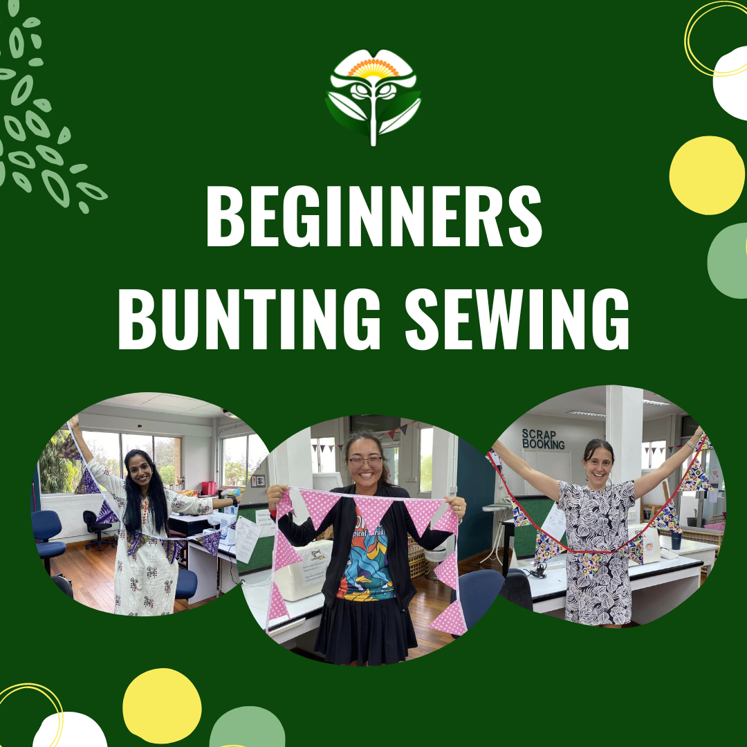 Beginners Buntings Sewing – Panaga Club